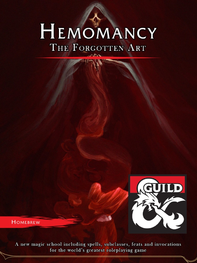 Hemomancy: Mastering Blood Magic | PDF | Law