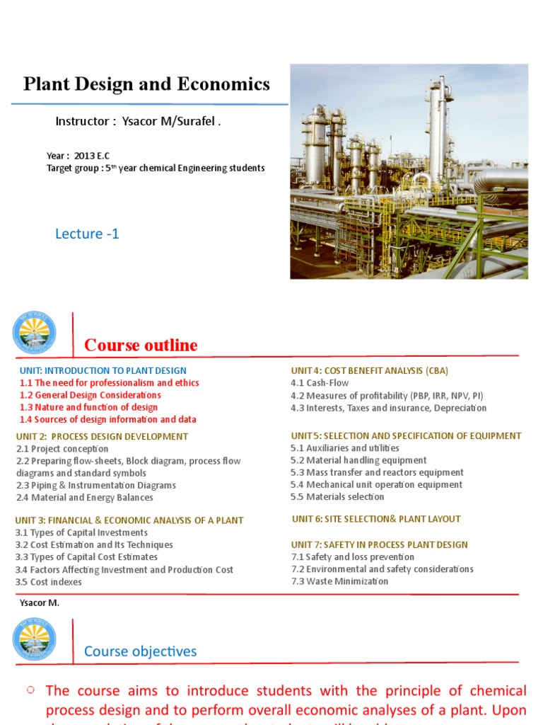 Plant Design Cha 1 | PDF | Design | Chemical Engineering