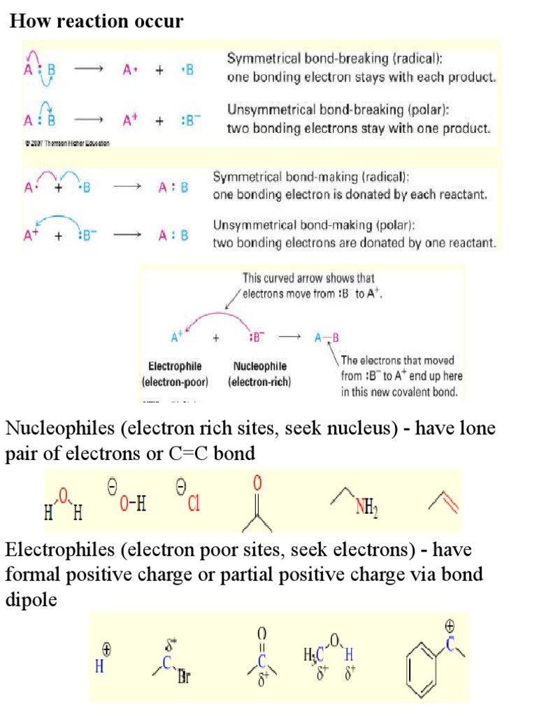 Reaction Intermediates | PDF | Chemical Bond | Radical (Chemistry)