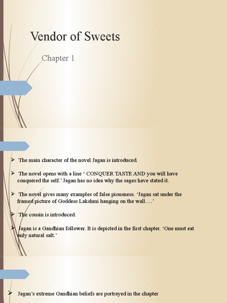 Vendor of Sweets Chapter 1 | PDF