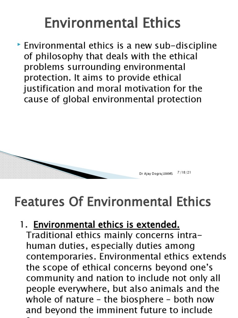 Understanding Environmental Ethics | PDF | Environmental Ethics ...