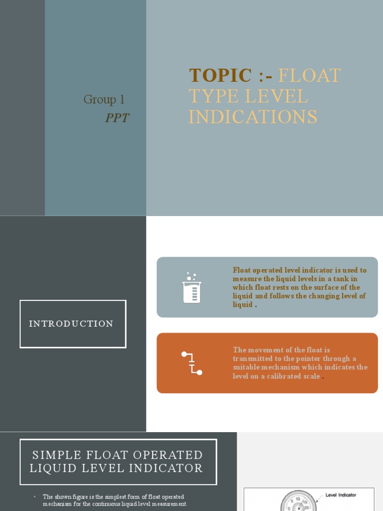 Float Type Level Indications | PDF