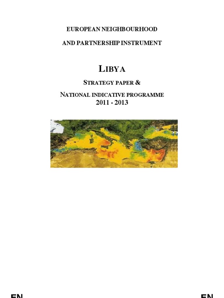 Libya National Indicative Programme 2011-2013 | PDF | Libya | European ...