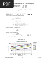 Booster Pump Calculation | PDF | Flow Measurement | Pipe (Fluid Conveyance)