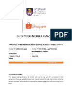 BUSINESS MODEL CANVAS Shopee SWOT ANALYSIS | PDF | Sales | Business Model