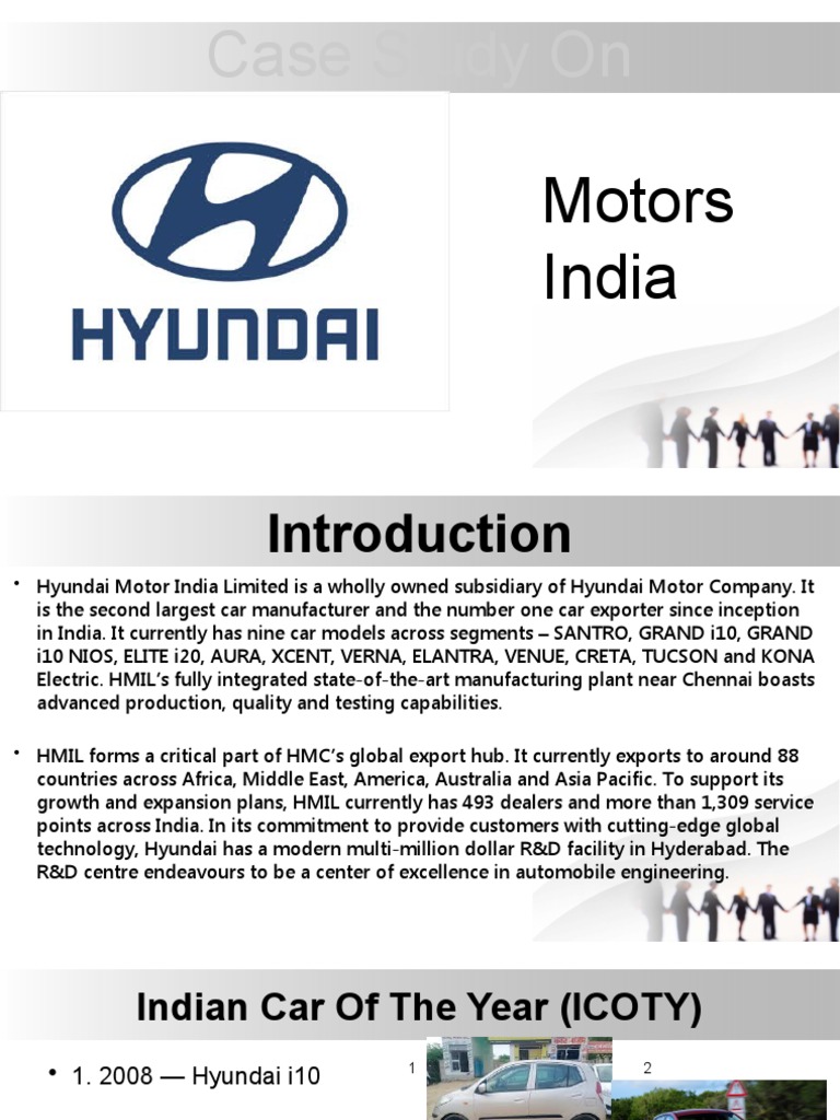 Case Study On Hyundai Final | PDF | Car | Wheeled Vehicles