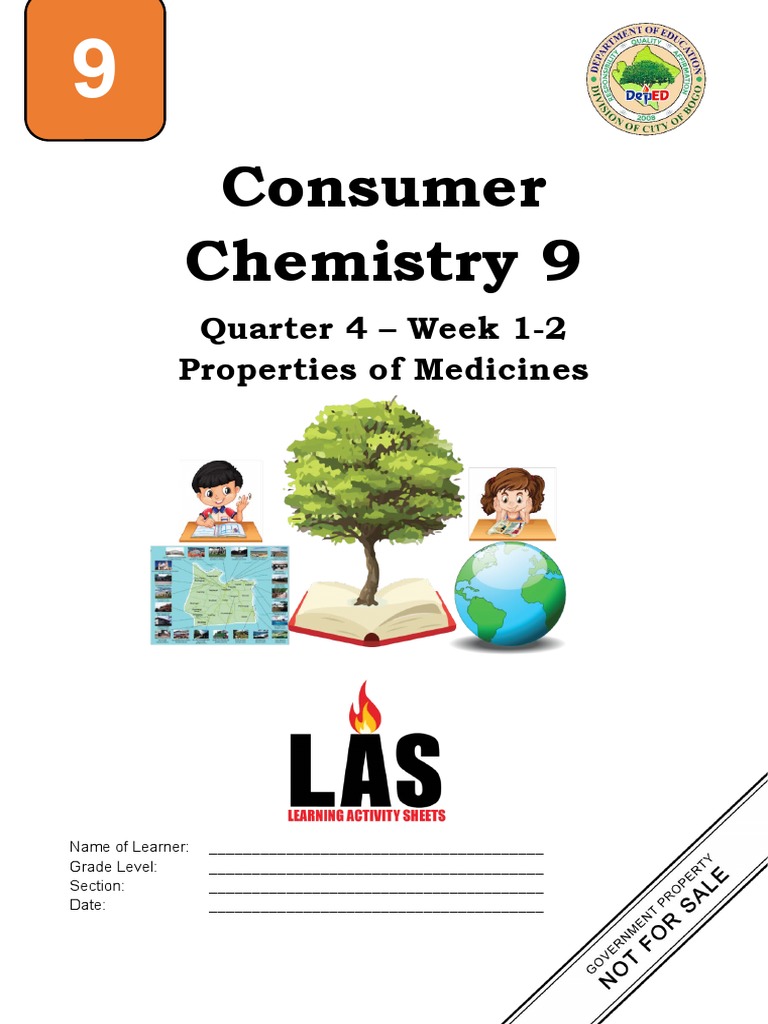 Consumer Chemistry q4 Module 1 Week 1-2 | PDF | Receptor Antagonist ...