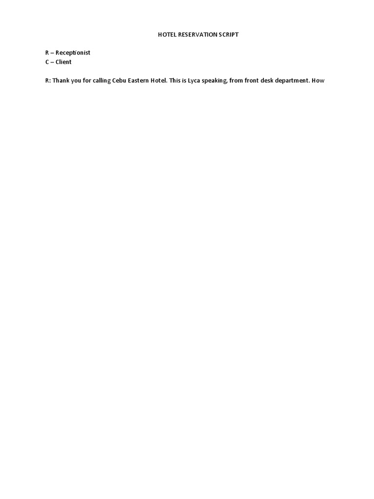 Hotel Booking Guide for Travelers | PDF