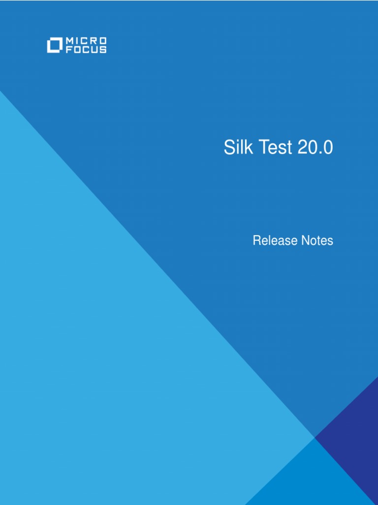 Silk Test 20.0: Release Notes | PDF | Microsoft Silverlight | Safari ...