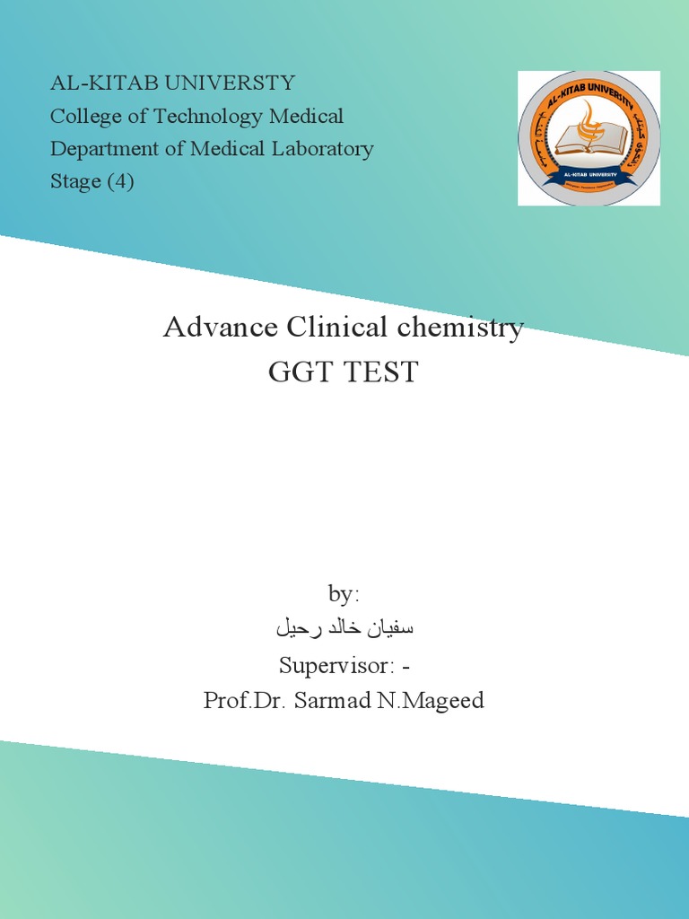 Medical Lab Students: GGT Test Guide | PDF | Liver | Abdomen