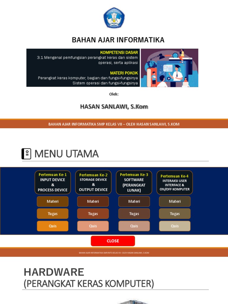 Materi Perangkat Keras | PDF