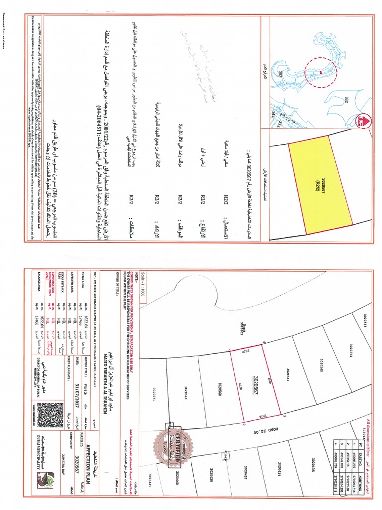 Affection Plan | PDF