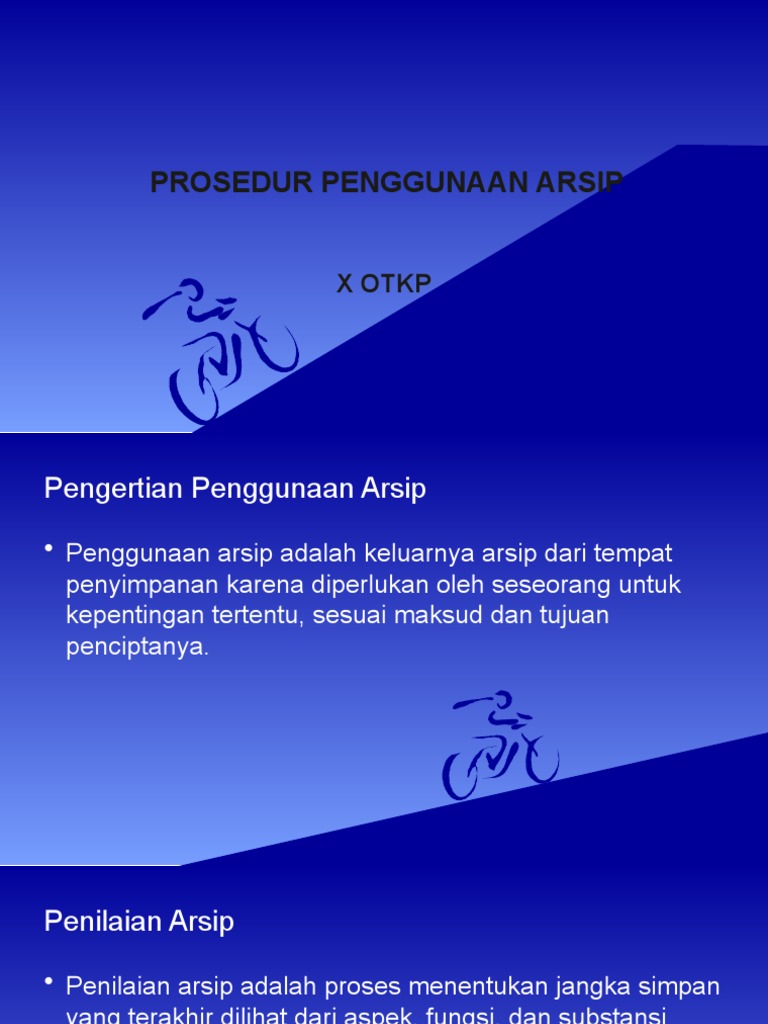 Prosedur Penggunaan Arsip | PDF