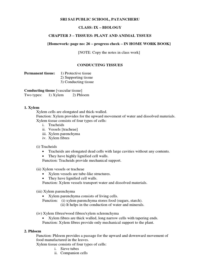 Ix Biology Notes (08!07!2021) | PDF | Tissue (Biology) | Laboratory ...