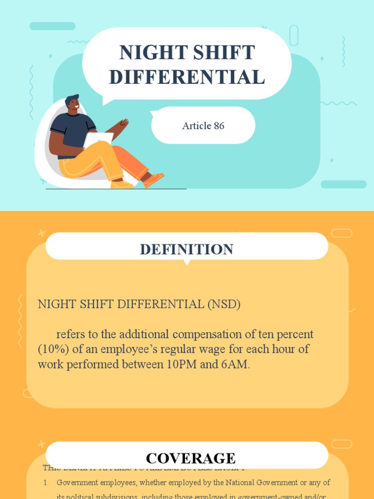 Night Shift Differential | PDF | Shift Work | Overtime