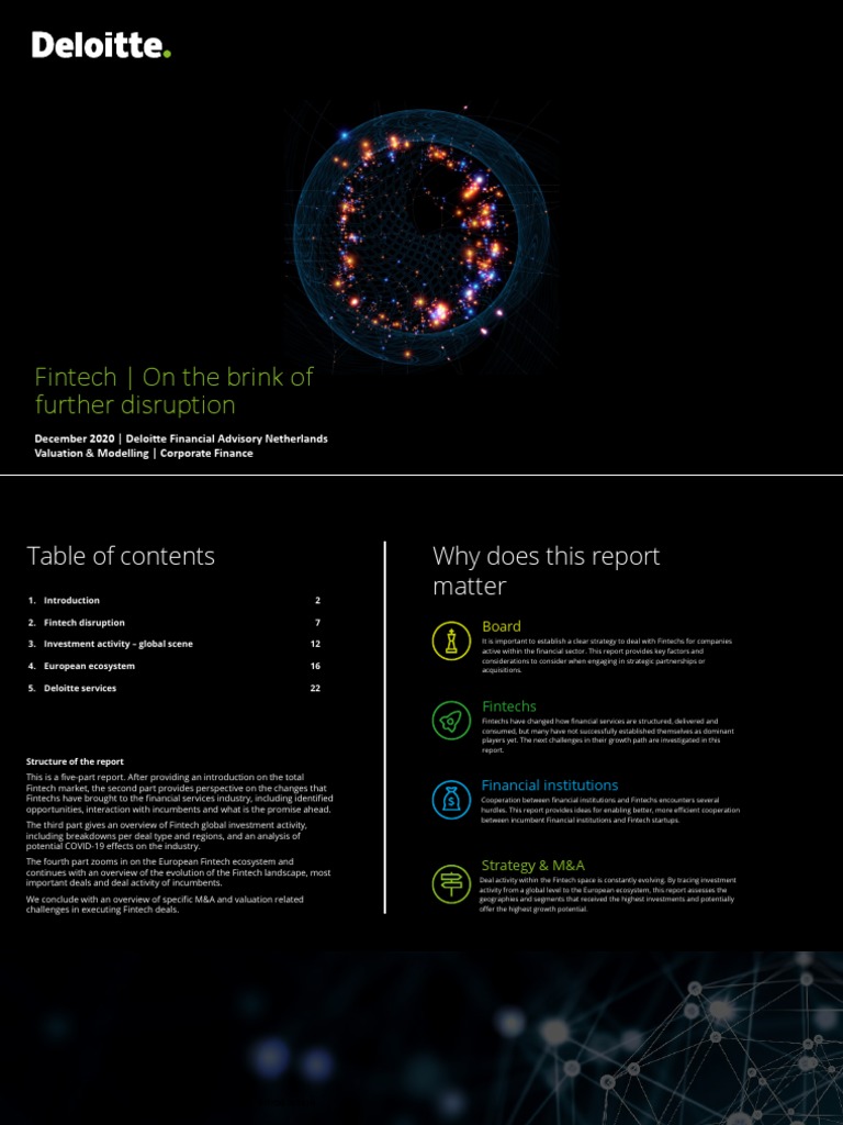 Deloitte NL Fsi Fintech Report 1 | PDF | Disruptive Innovation ...