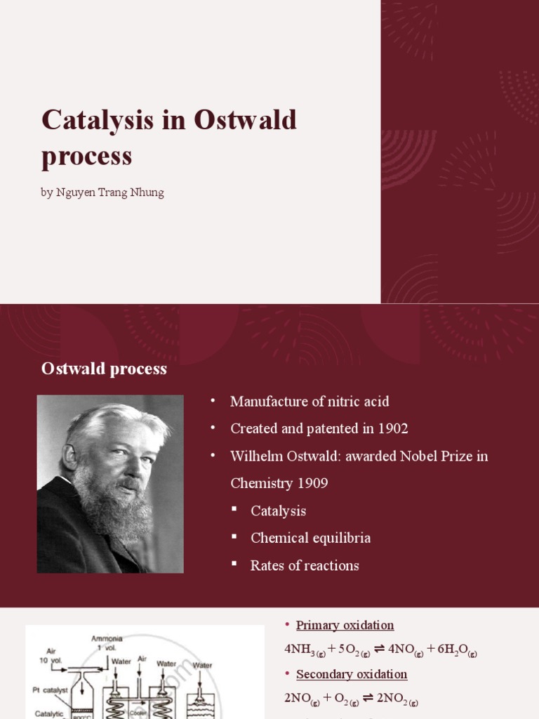 Catalysis in Ostwald Process | PDF
