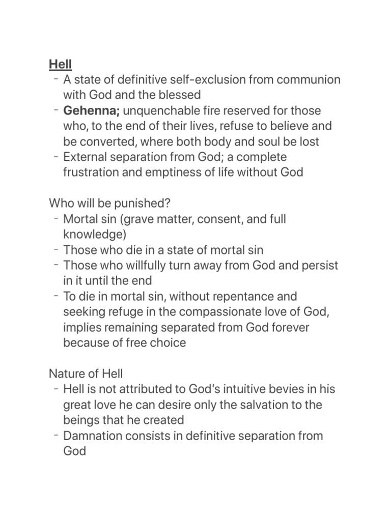 Hell | PDF | Hell | Mythology