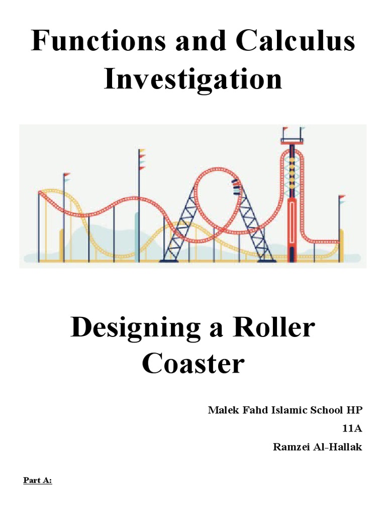 Functions and Calculus Investigation: Designing A Roller Coaster | PDF