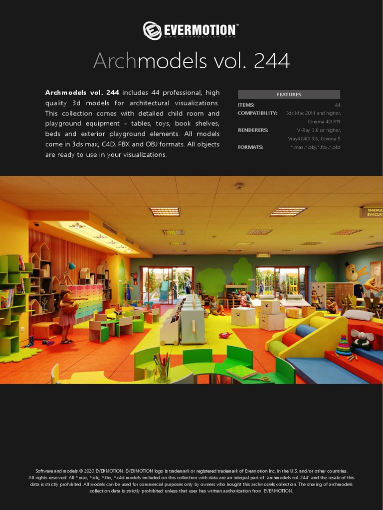 Models Vol. 244: Archmodels Vol. 244 Includes 44 Professional, High ...