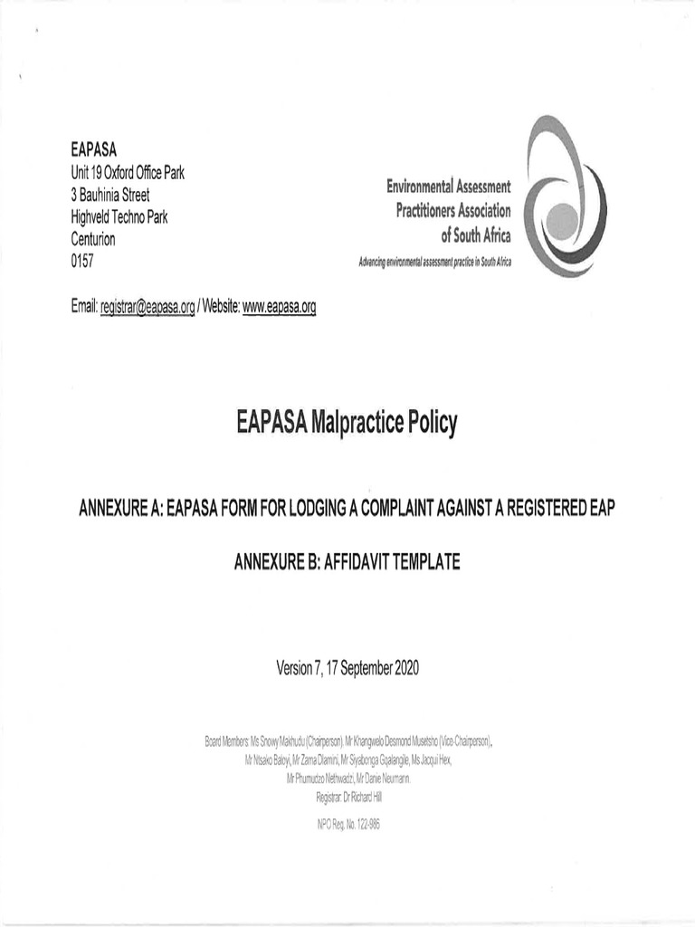 2021 Eapsa - Complaint Copy 2 | PDF