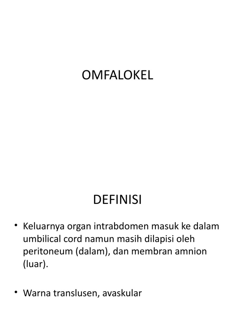 OMFALOKEL | PDF
