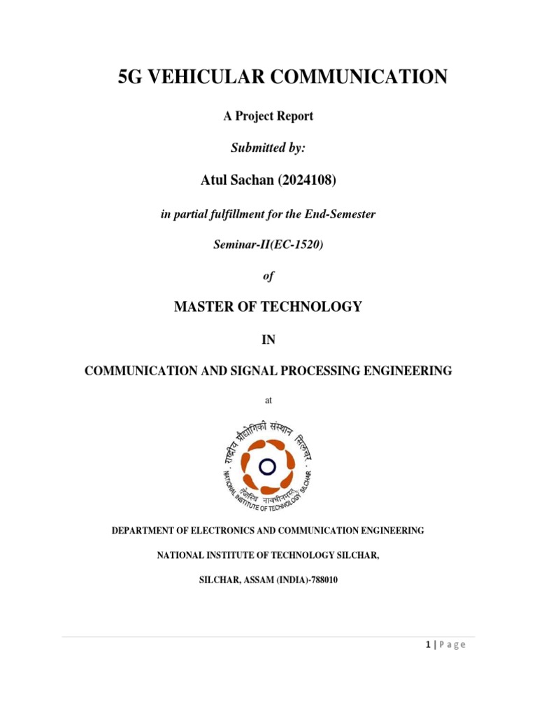 5g Vehicular Communication Seminar 2 Pdf Traffic Ieee 802 11