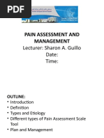 PQRST Pain Assessment Method | PDF | Pain | Patient