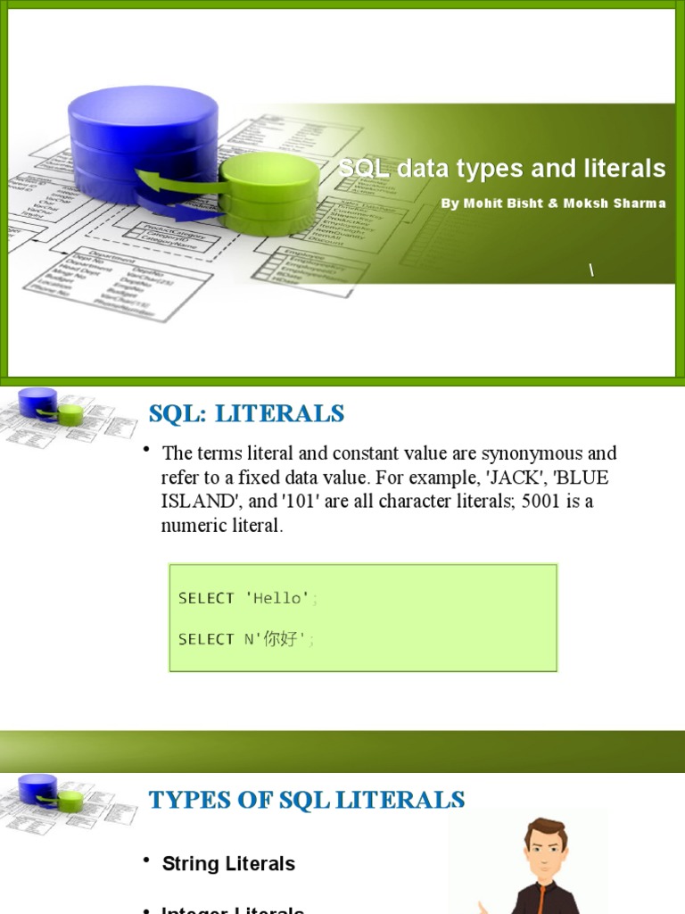 Data Types in SQL | PDF