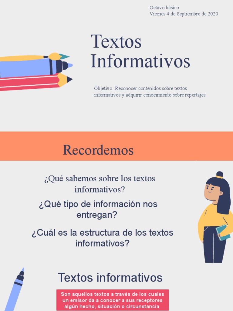 Estructura de Textos Informativos | PDF | Informática