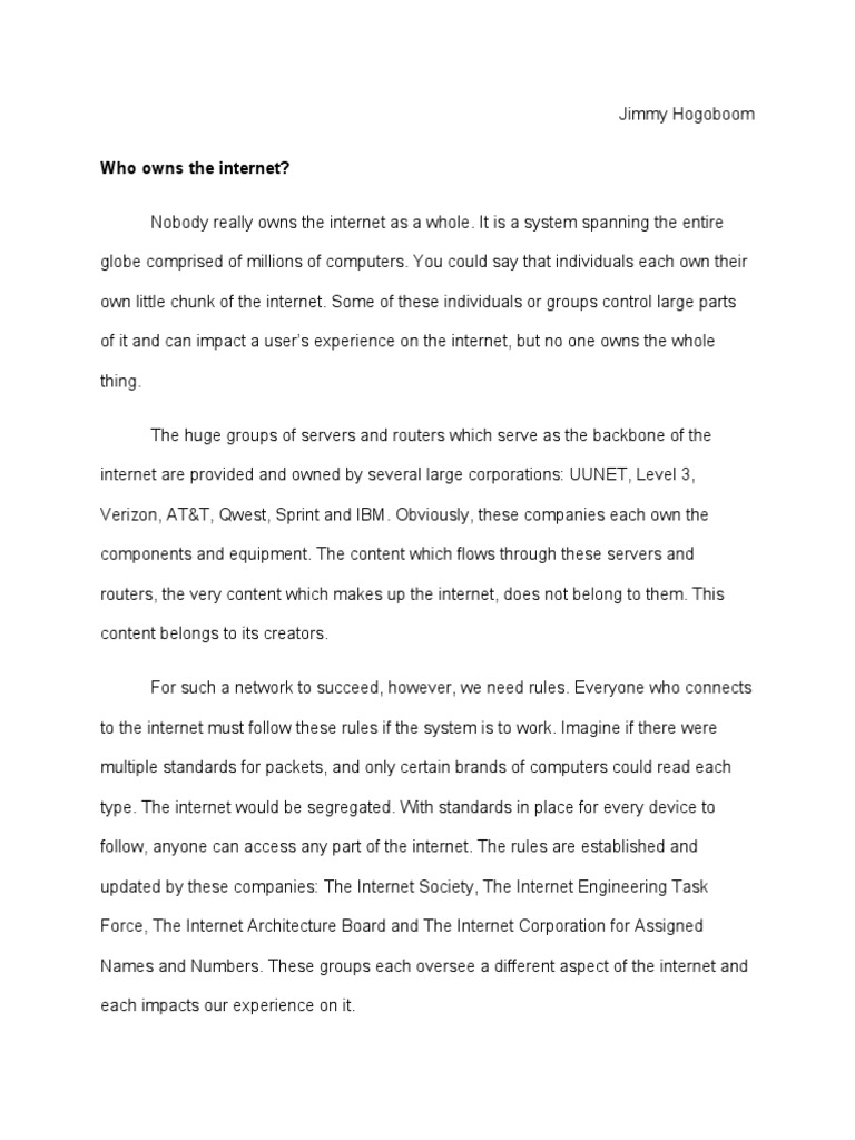 Ownership and Infrastructure of the Internet | PDF | Internet | I Pv6