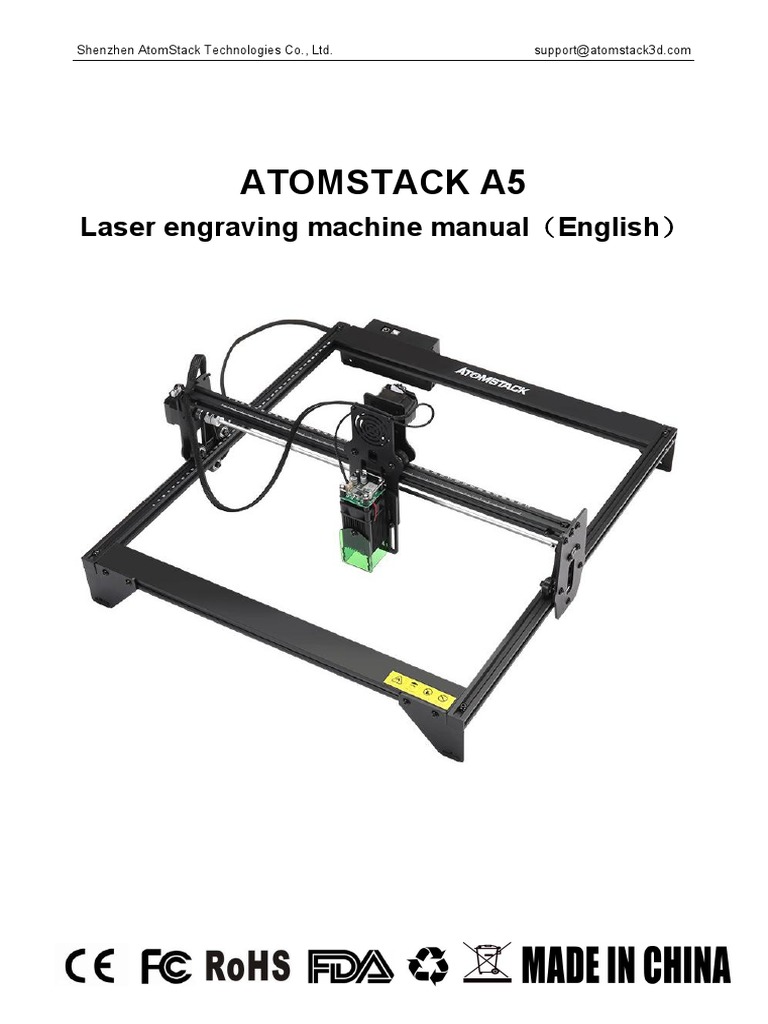 AtomStack A5 Laser Engraving Machine Manual: A Comprehensive Guide to ...