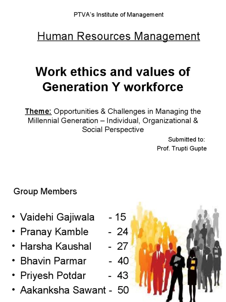 Work Ethics of Generation Y | PDF | Value (Ethics) | Stereotypes
