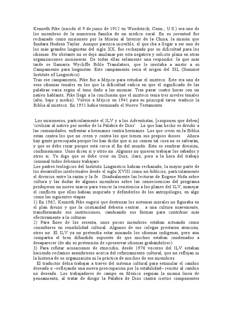 Kenneth Pike | PDF | Fonología | Fonema