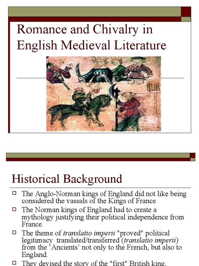 Romance and Chivalry in English Medieval Literature | PDF | Guinevere ...