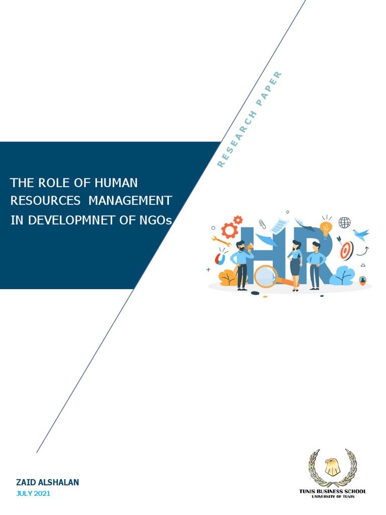 The Role of HR Management in The Development of NGOs. | PDF | Non ...