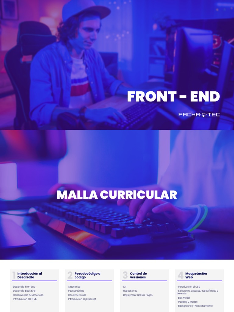 Front End Malla Curricular | PDF | Modelo de objeto de documento ...
