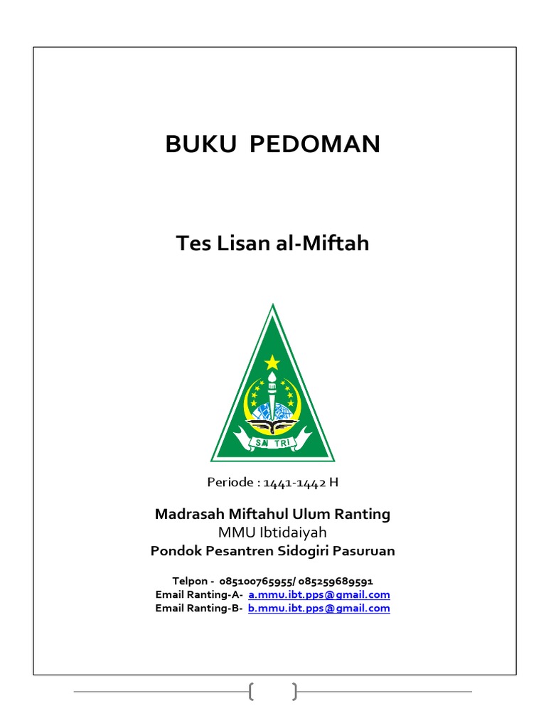 Pedoman Al-Miftah Ranting 1441-1442 H | PDF