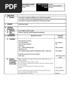 Food Preservation Lesson Plan | PDF | Career & Growth