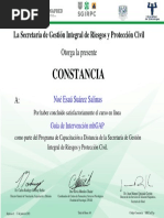 Constancia SICAD | PDF