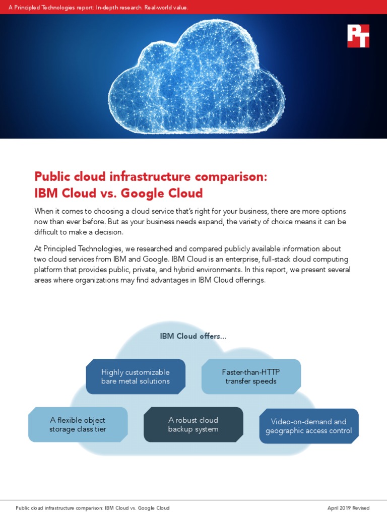 Cloud Vs Google Cloud Research 0419 v2 | PDF | Cloud Computing | Backup