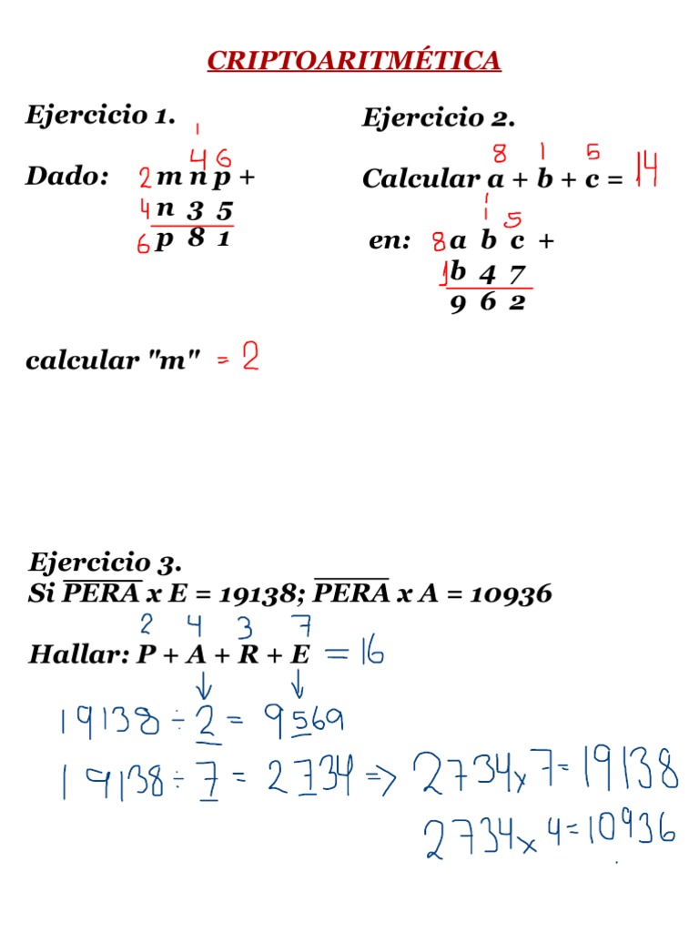 CRIPTOARITMÉTICA | PDF