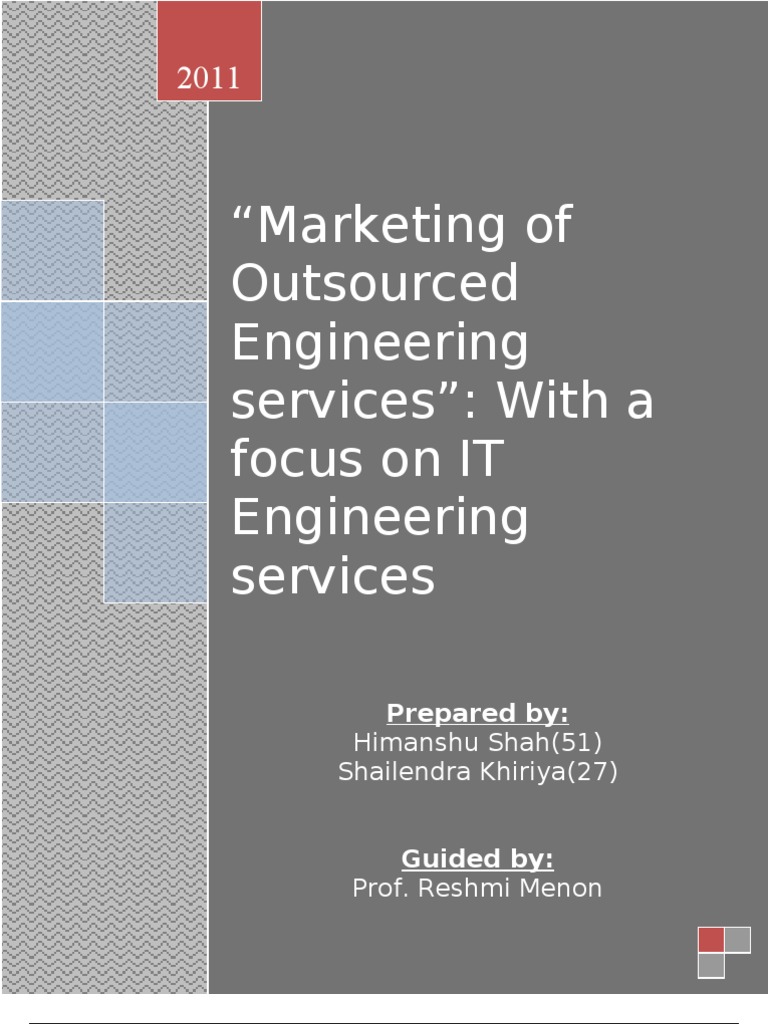Marketing of Engineering Services Outsourcing | PDF | Outsourcing ...