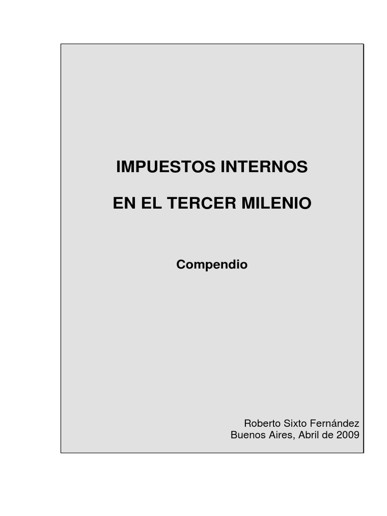Impuestos Internos | PDF | Factura | Impuestos