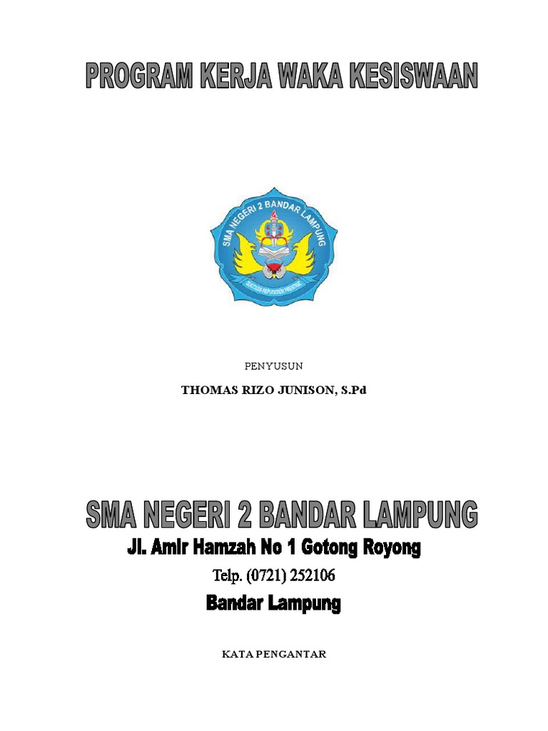 Program Kerja Kesiswaan 2021-2022 | PDF