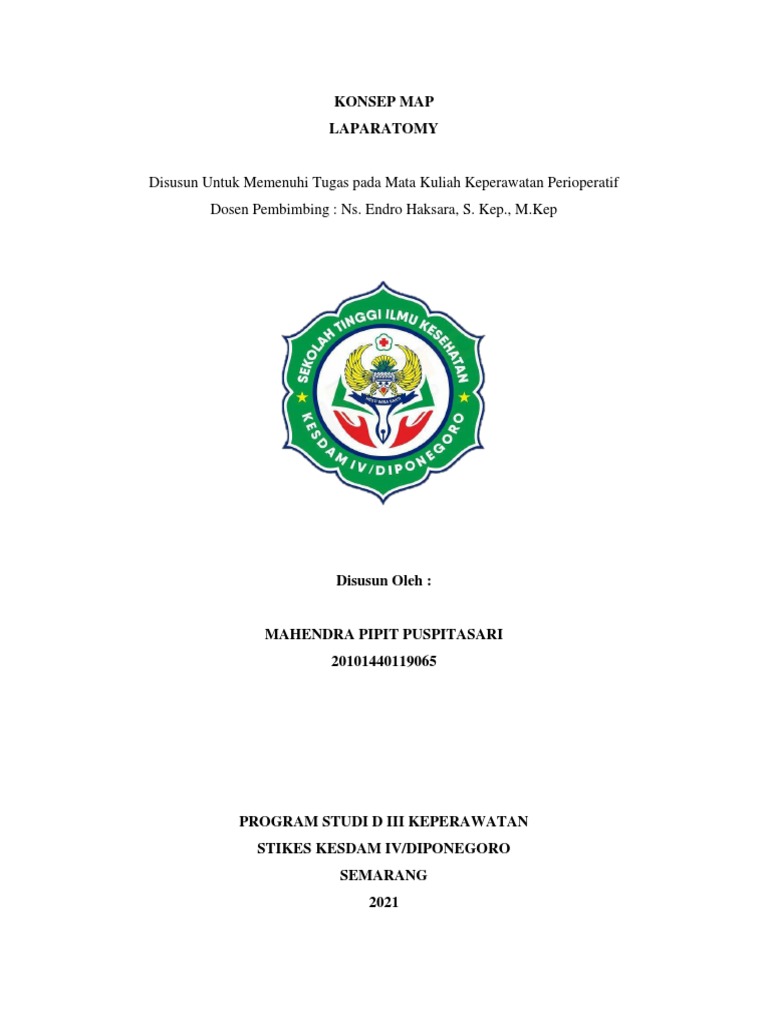 Konsep Map Laparatomi - Mahendra Pipit Puspitasari | PDF | Sains & Matematika