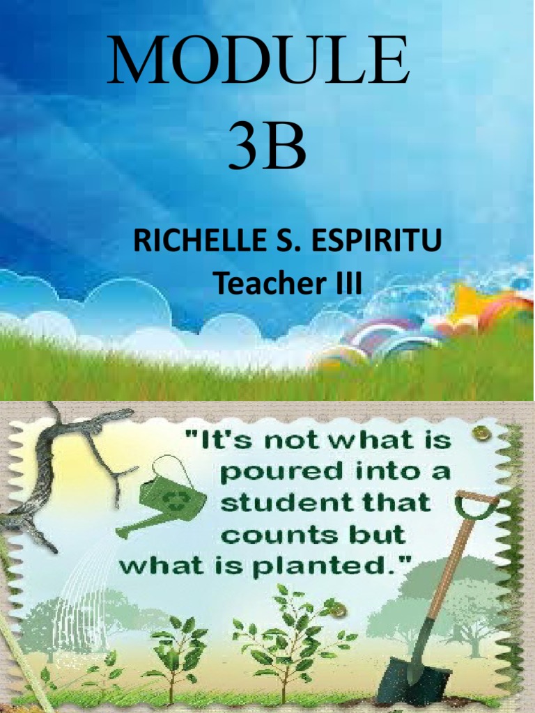 Module 3b Lesson 1 | PDF | Distance Education | Educational Technology