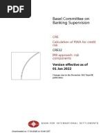 RWA Calculation for Credit Risk: CRE32 | PDF | Financial Risk ...