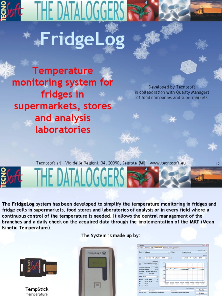 Fridgelog: Temperature Monitoring System For Fridges in Supermarkets ...