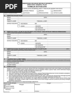 Formulir Permohonan Efin | PDF